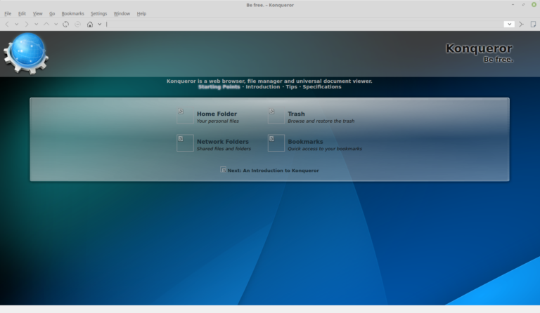 Alternative software: KonquerorÂ Browser – The Linux Experiment