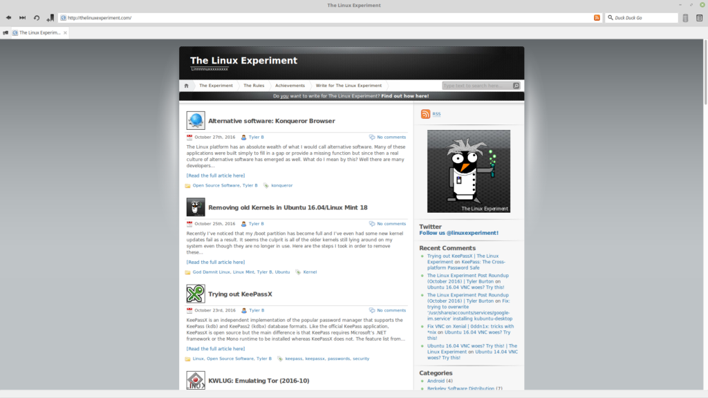 Alternative software: Midori Browser – The Linux Experiment